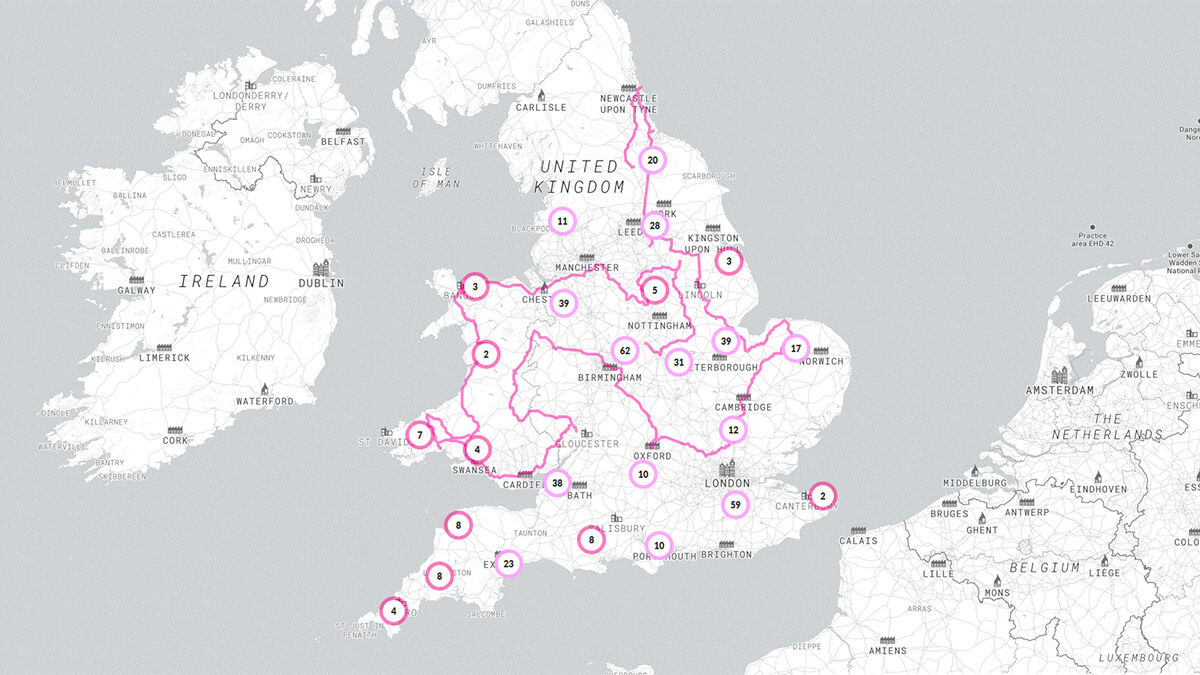 The Serial Baptist | Interactive Map